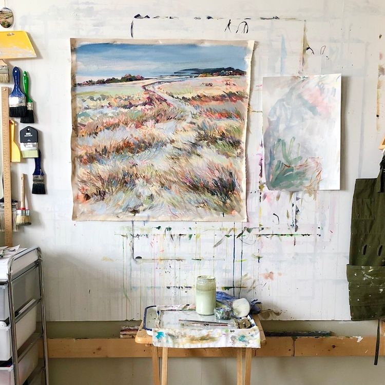 Artist Explores Her Connection to Prairies in Colorful Landscape ...