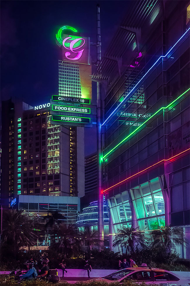 Filipino Photographer Explores Cyber Manila in Neon Noir - ViralBandit