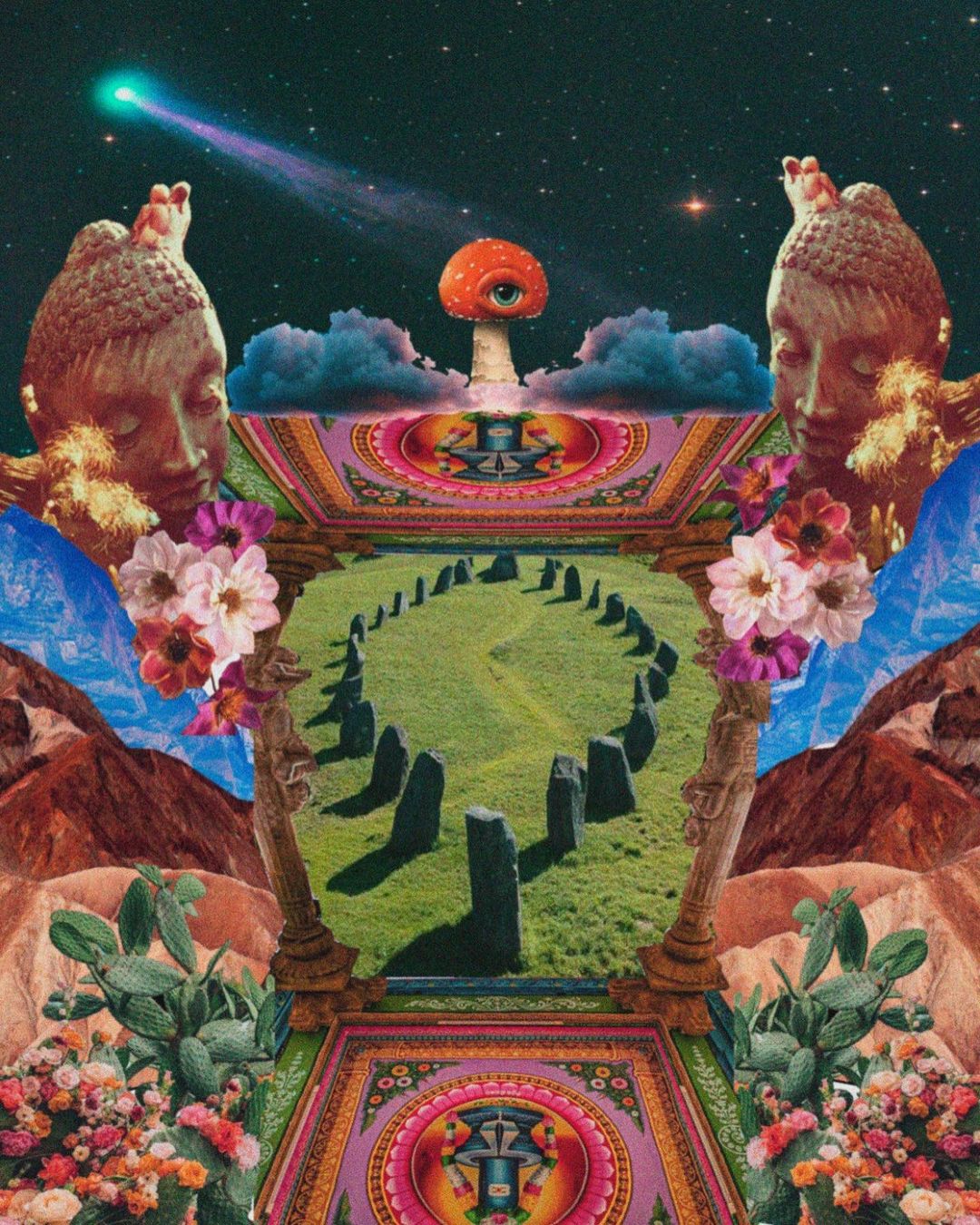 The Spiritual & Psychedelic Collages by Anarkoiris – ViralBandit