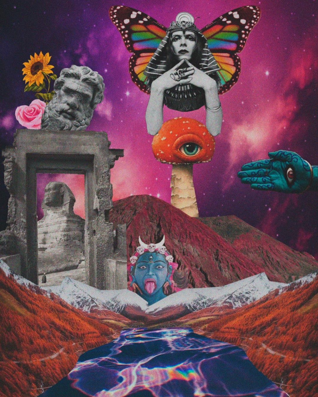 The Spiritual & Psychedelic Collages by Anarkoiris – ViralBandit