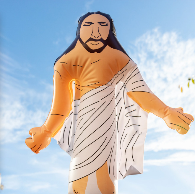 So People Are Buying Inflatable Jesus Now… » Design You Trust - ViralBandit